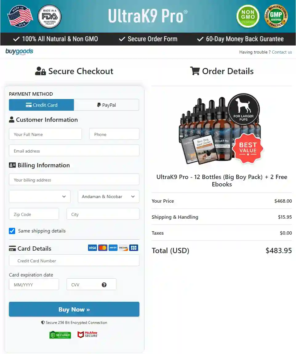 UltraK9 Pro™ | Official Website - Natural Support Dog’s Health